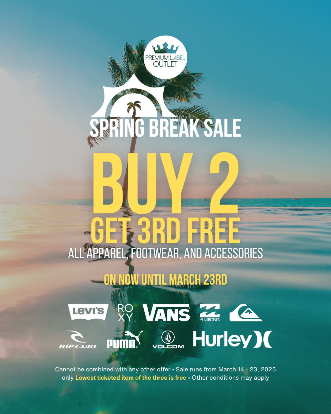 Spring Break Sale – Premium Label Outlet